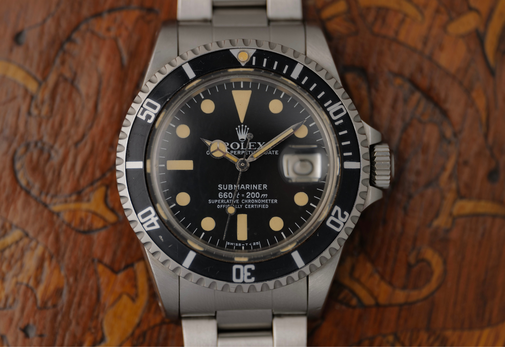 1979 Max Dial 1680 beautiful cream Patina – vintageworn.com