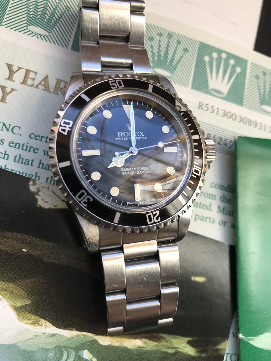 Rolex 5513 full set near new condition – vintageworn.com