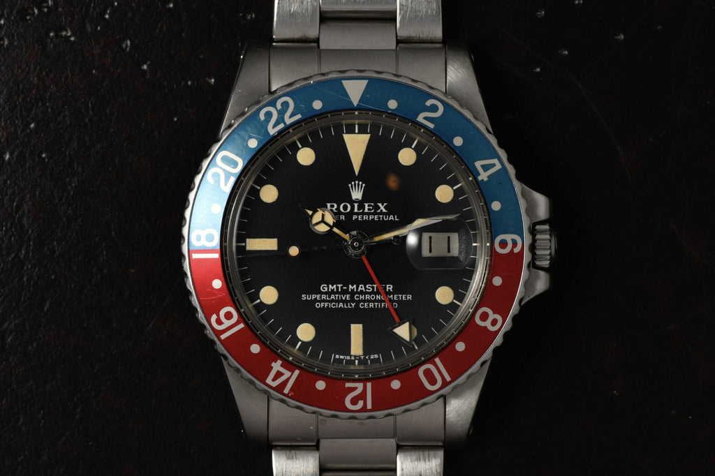 Rolex 1675 MK2 cherry bezel – vintageworn.com